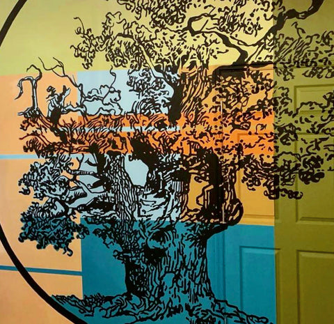 Carve/LiveOak Distillery Mural – Philip Bennett Walker